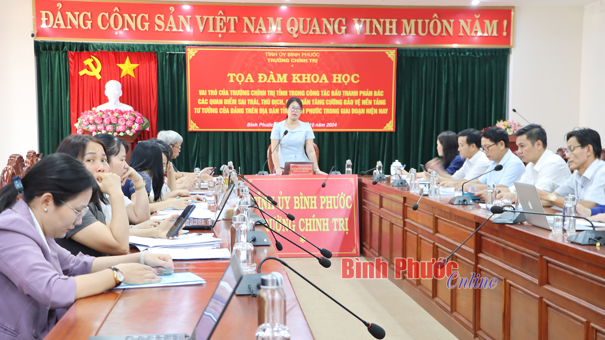 Tọa đàm khoa học về vai trò Trường Chính trị tỉnh trong bảo vệ nền tảng ...