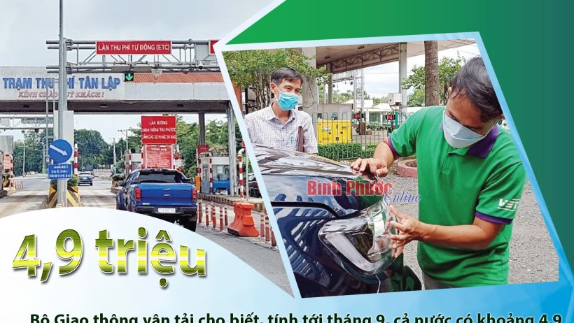 4,9 triệu ô tô đã dán thẻ trả phí tự động - Binh Phuoc, Tin tuc Binh ...