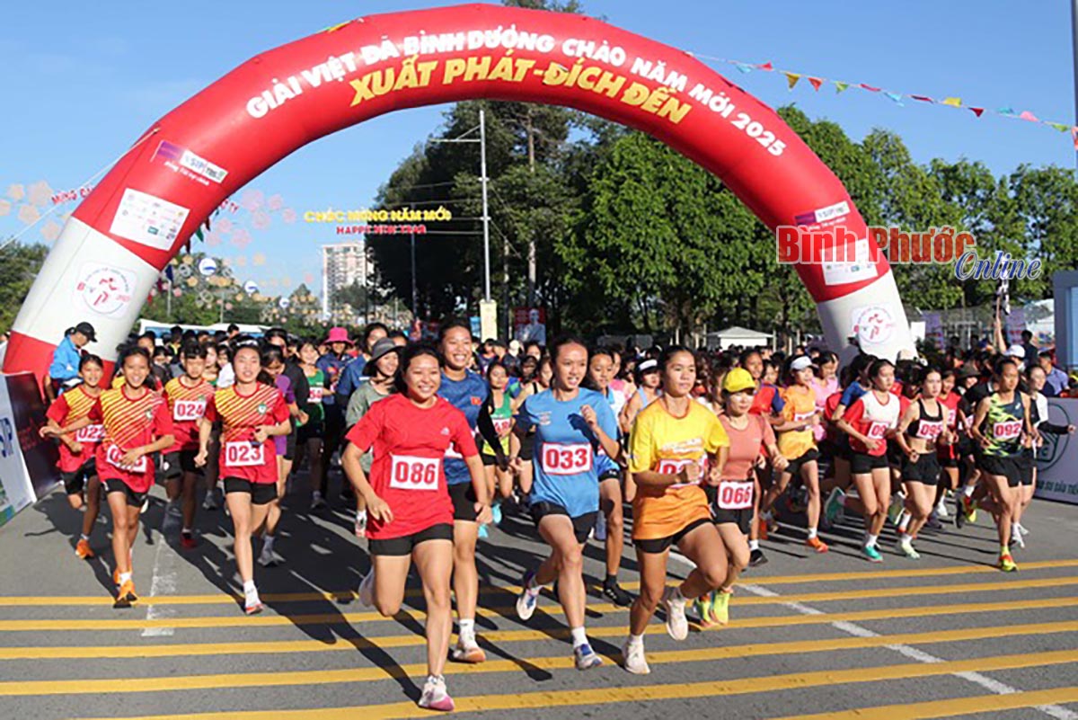 Bình Dương: Gần 9.000 chân chạy chinh phục đường đua - Binh Phuoc, Tin ...