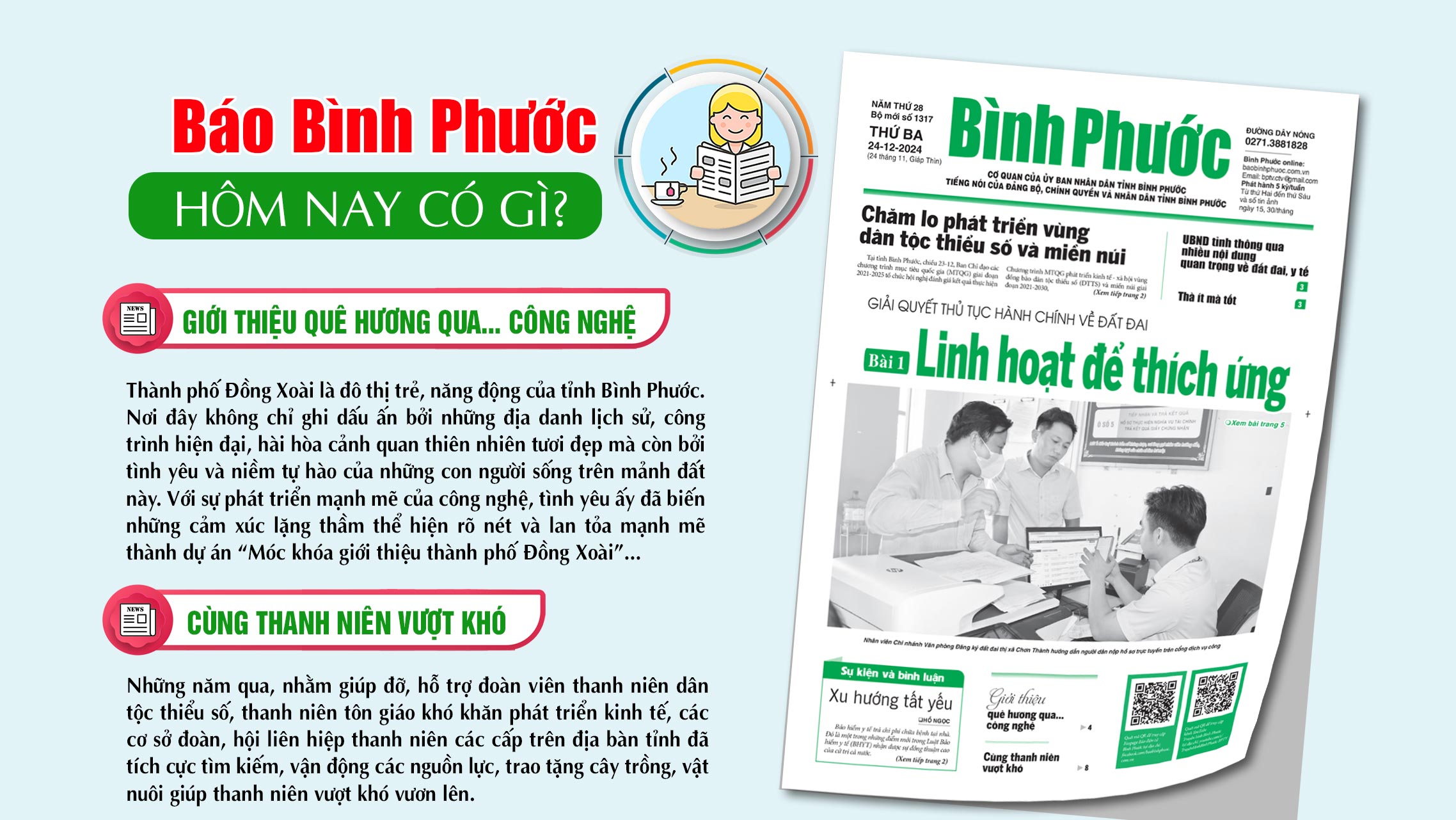 Kính mời độc giả đón đọc báo in Bình Phước hôm nay 24-12-2024 - Binh ...