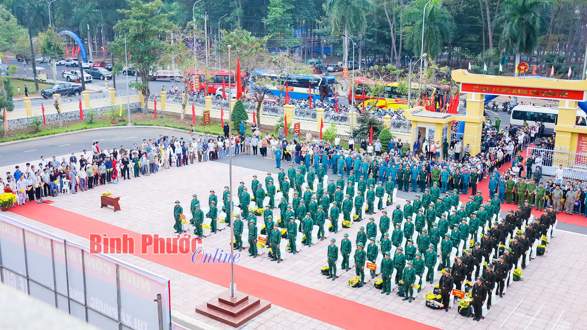 Bình Phước: 1.652 thanh niên nô nức lên đường nhập ngũ - Binh Phuoc ...