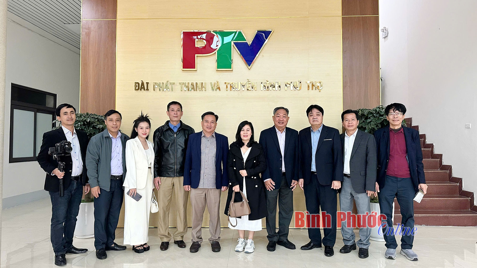 BPTV thăm, trao đổi kinh nghiệm tại Đài PT-TH Phú Thọ - Binh Phuoc, Tin ...