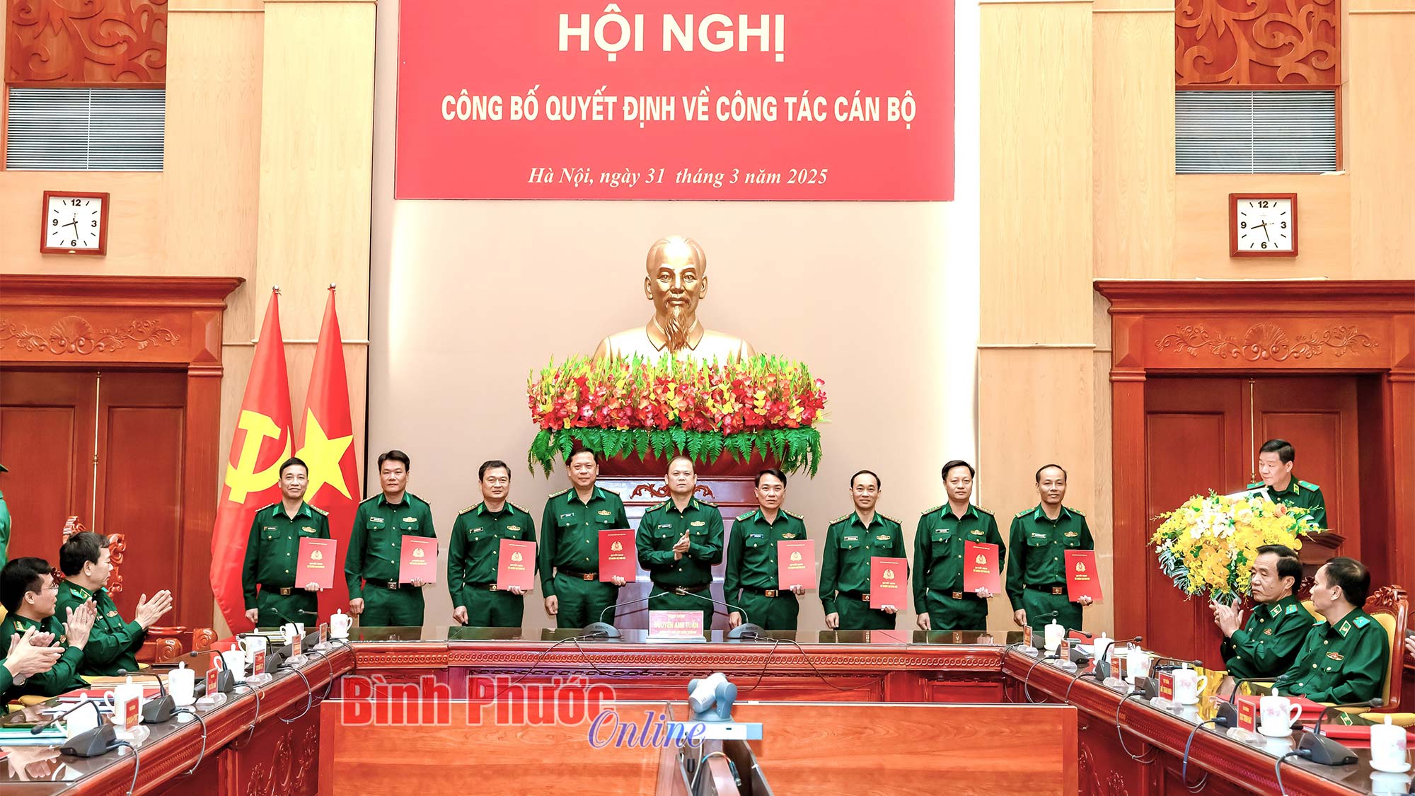 Bộ đội Biên phòng Bình Phước: 6 đồng chí chỉ huy nhận quyết định công tác - Binh Phuoc, Tin tuc ...