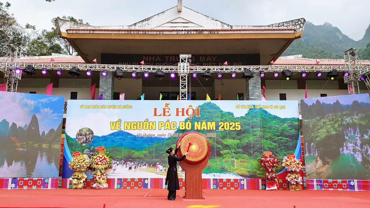 Lễ hội về nguồn Pác Bó - Bản hòa ca lời Bác dệt sắc màu văn hóa biên ...