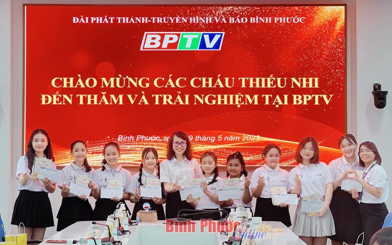 Thiếu nhi Đồng Phú trải nghiệm thực tế tại BPTV - Binh Phuoc, Tin tuc ...