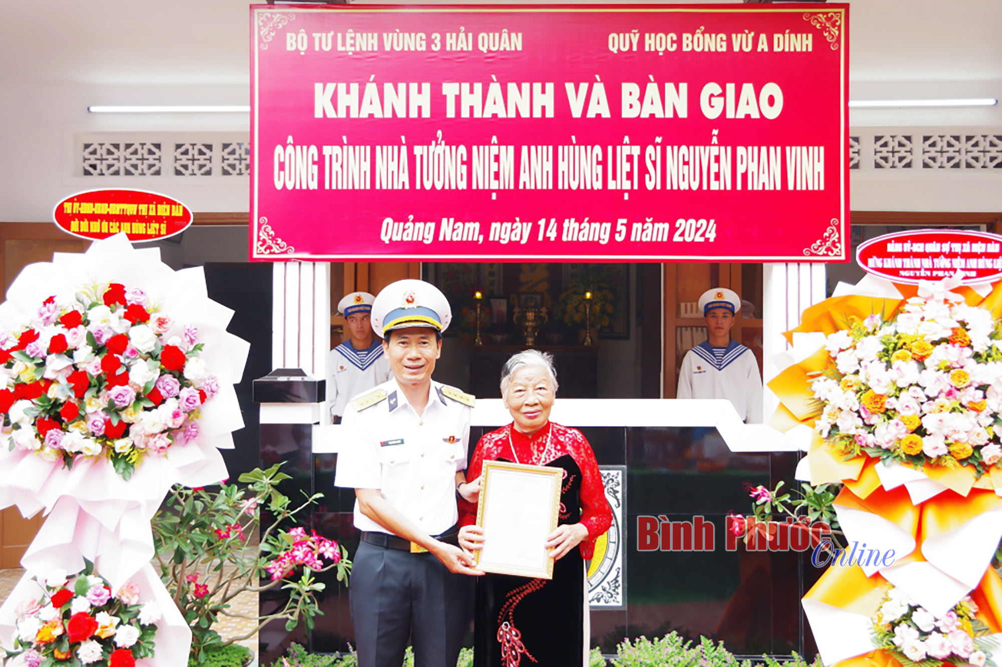 Khánh thành công trình nhà tưởng niệm anh hùng liệt sĩ Nguyễn Phan Vinh ...