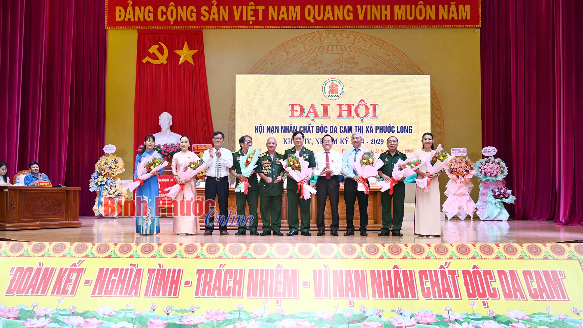 Đại hội Hội Nạn nhân chất độc da cam/Dioxin thị xã Phước Long khóa IV ...