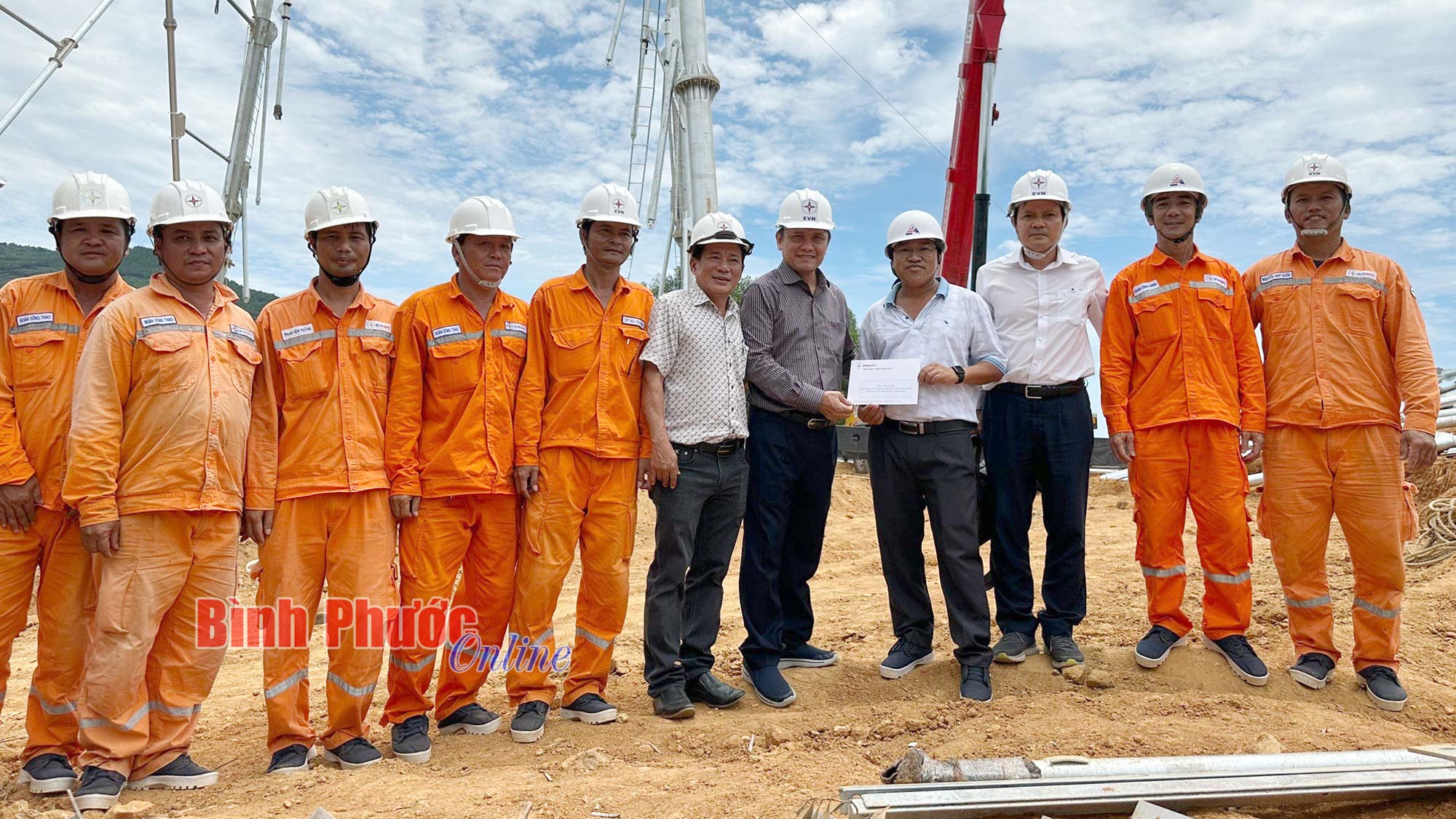 EVN SPC thăm đội xung kích PCBP thi công dự án 500kV - Binh Phuoc, Tin ...