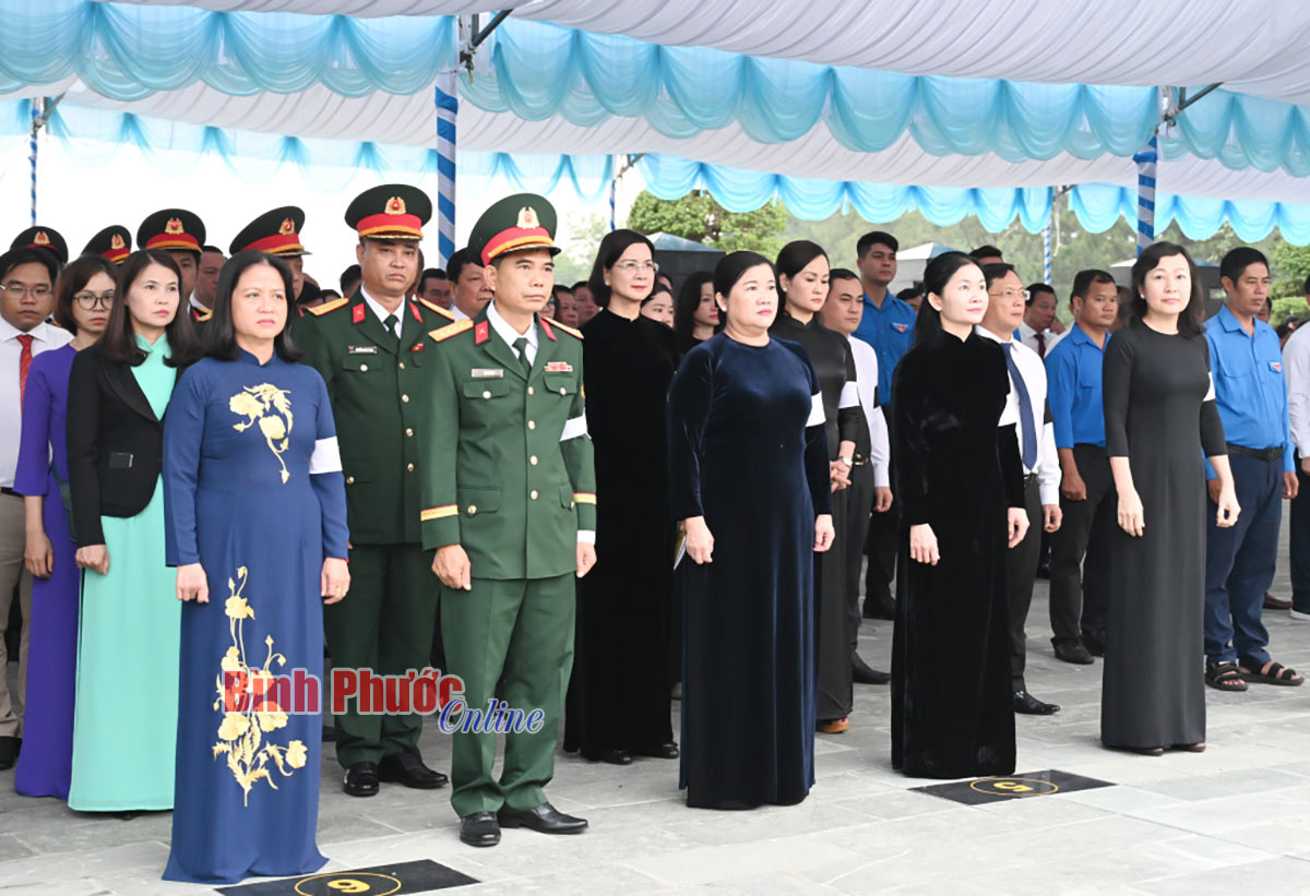 Bình Phước: Lễ viếng, truy điệu, an táng 89 hài cốt liệt sĩ - Binh Phuoc, Tin tuc Binh Phuoc ...