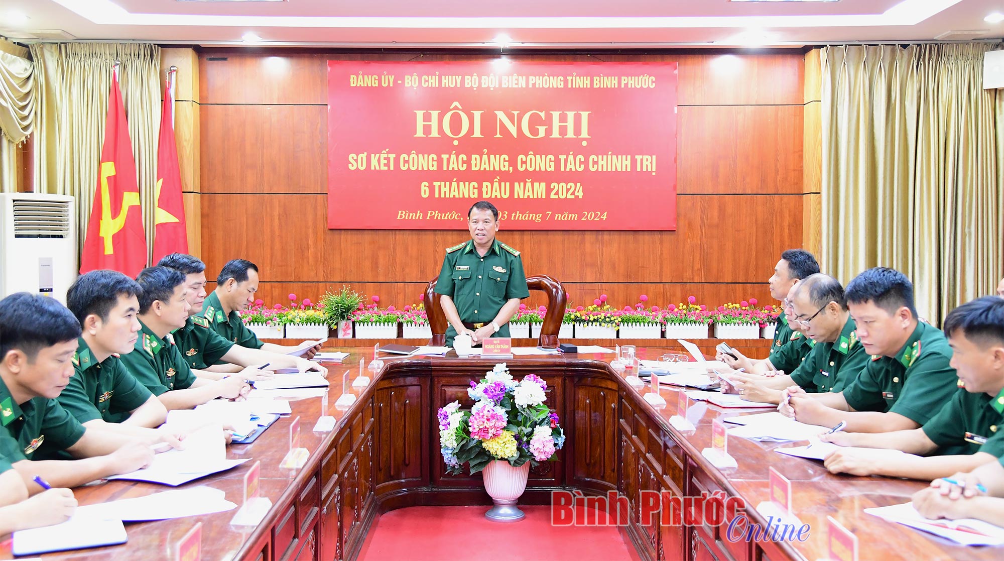 Bộ đội Biên phòng Bình Phước: Sơ kết công tác đảng, công tác chính trị ...