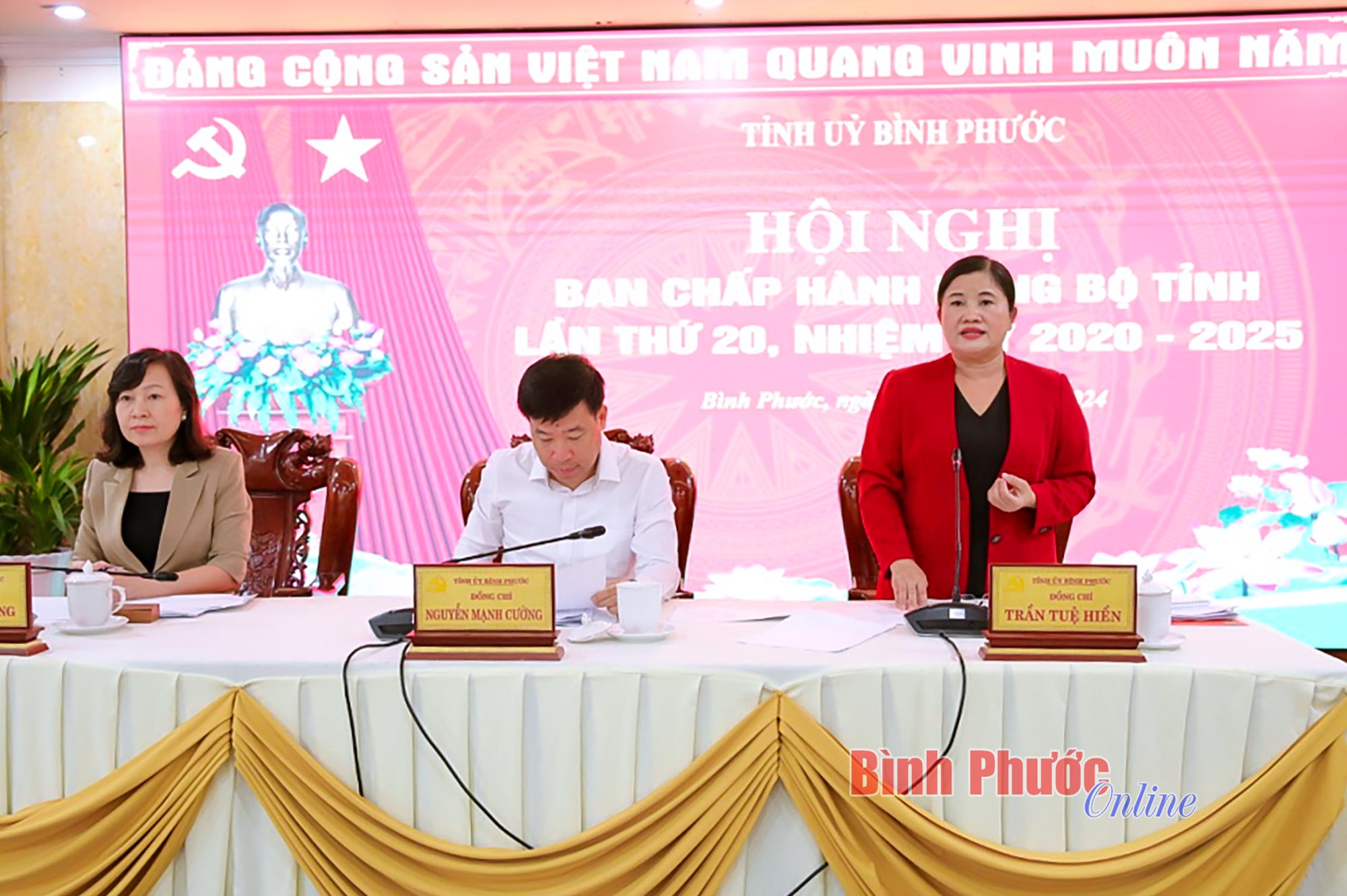 Hội nghị Ban Chấp hành Đảng bộ tỉnh lần thứ 20: Thông qua nhiều nội dung quan trọng - Binh ...