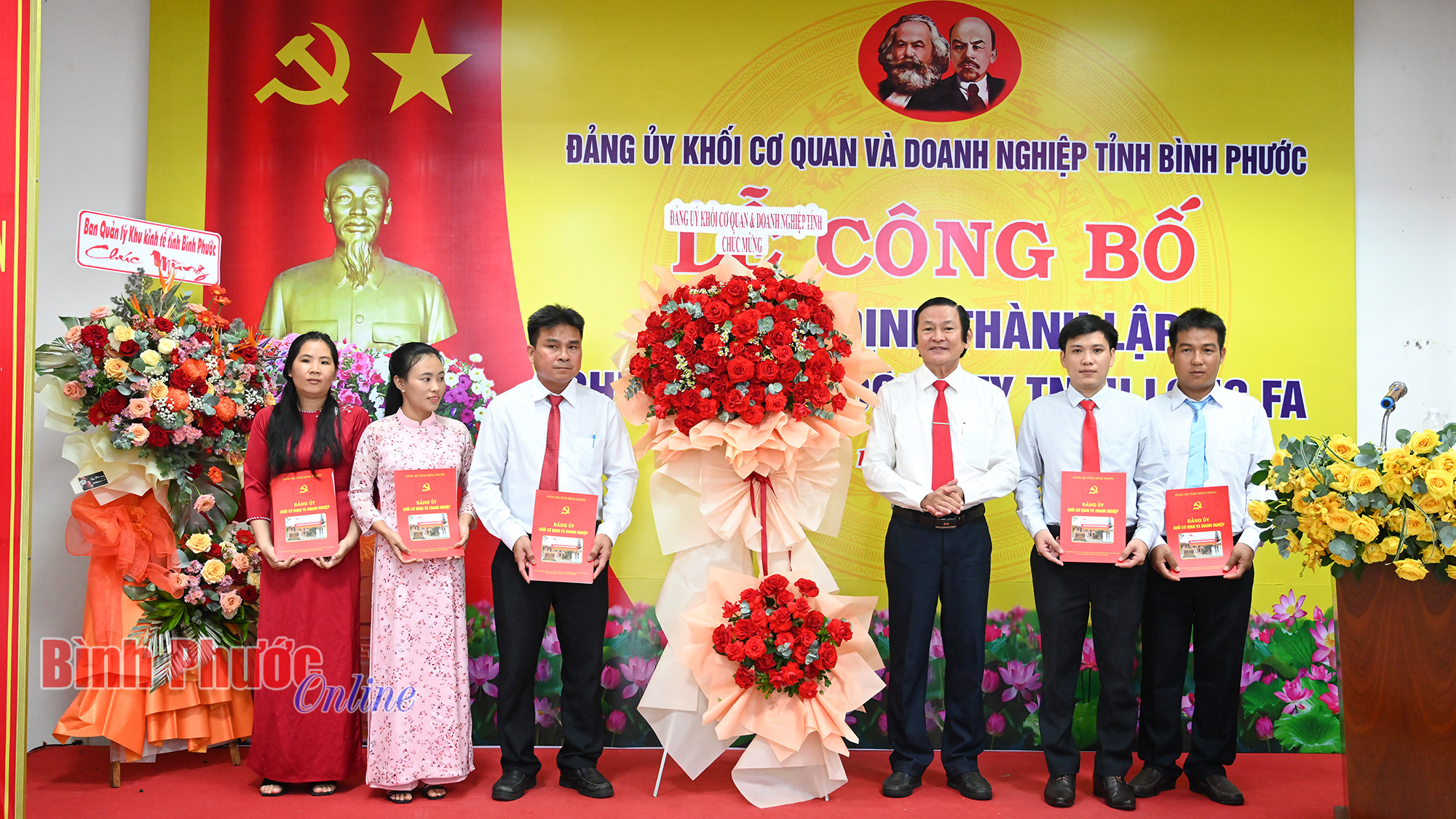 Thành lập Chi bộ cơ sở Công ty TNHH Long Fa - Binh Phuoc, Tin tuc Binh ...